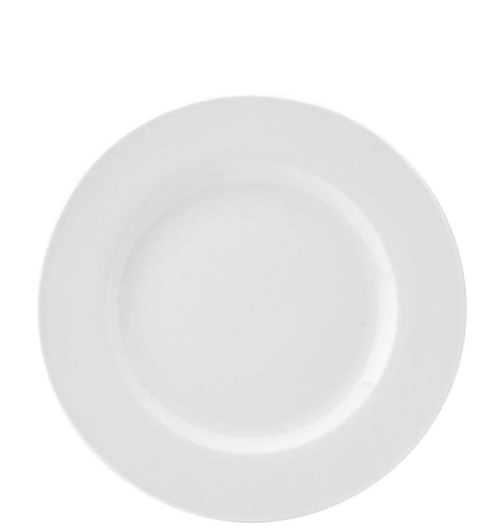 Utopia Pure White Wide Rim Plate 11.5" 29cm 18 Pack